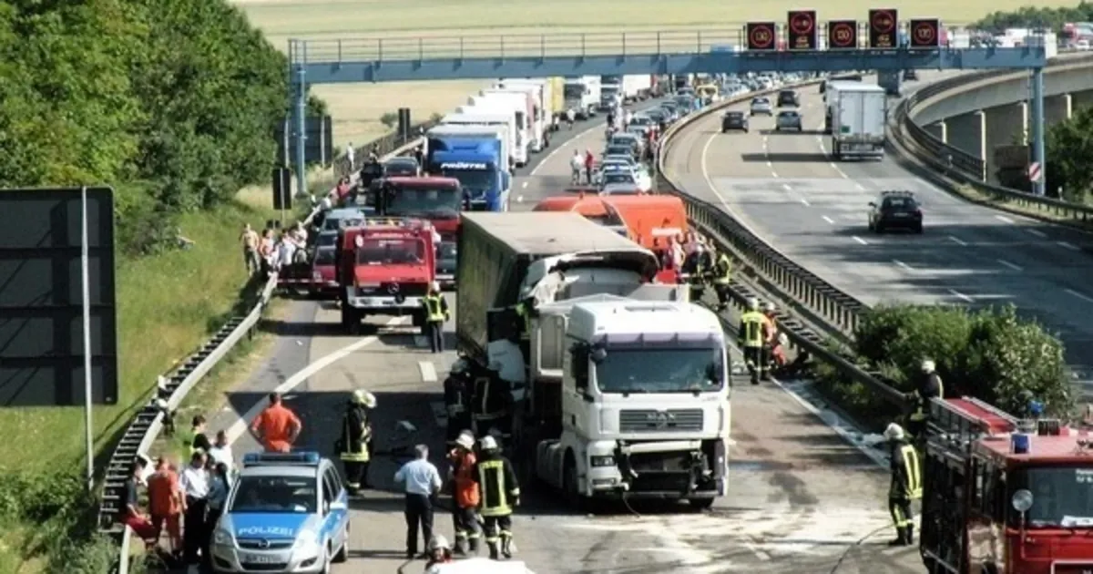 Schwerer Unfall auf der A61 - Kreis Ahrweiler - Rhein-Zeitung
