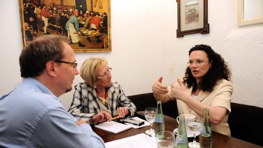 RZ-Interview mit Andrea Nahles in Monreal im Café Plüsch - Startseite ...