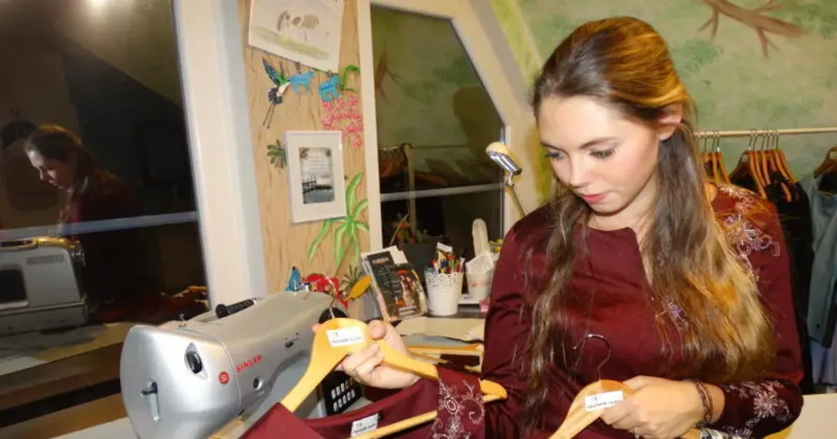 Der erste Schritt in die große Modebranche: Michelle Huhn hat ihre ...