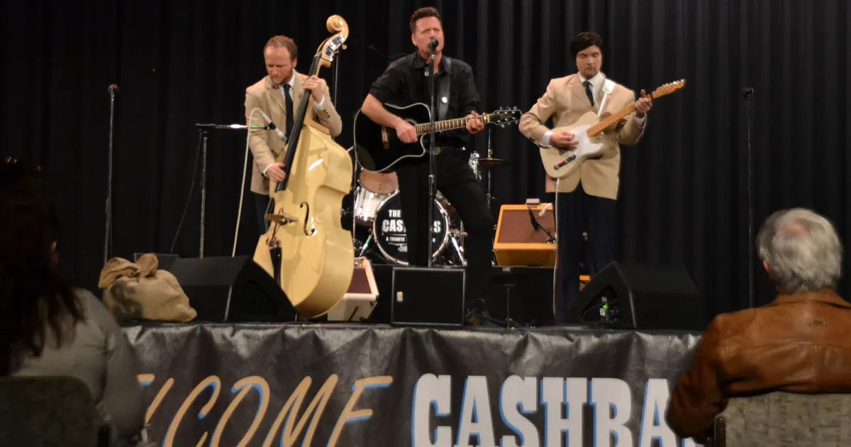 Musik Johnny Cash-Tribute Band The Cashbags gaben ein Konzert im ...