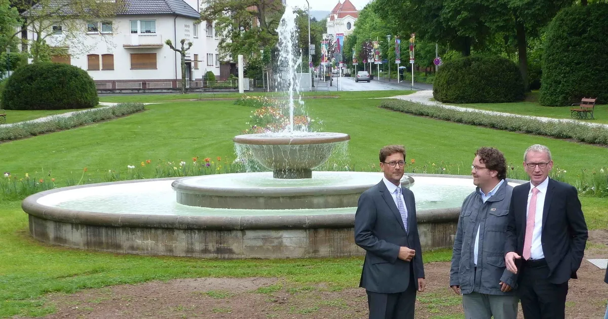 Investition Wasserspiel im Lenné-Park ist saniert : Nach 20 Jahren ...