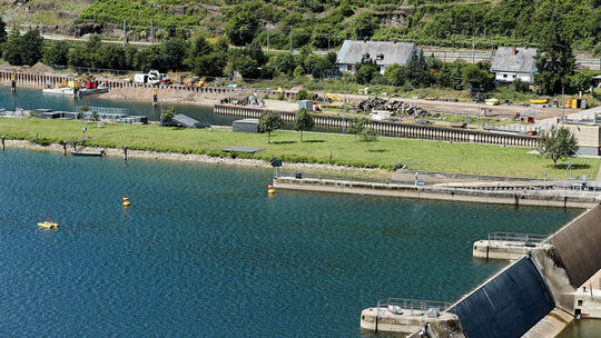 Mosel: Millionenprojekt Lehmener Schleuse ist im Fluss - Koblenz & Region - Rhein-Zeitung