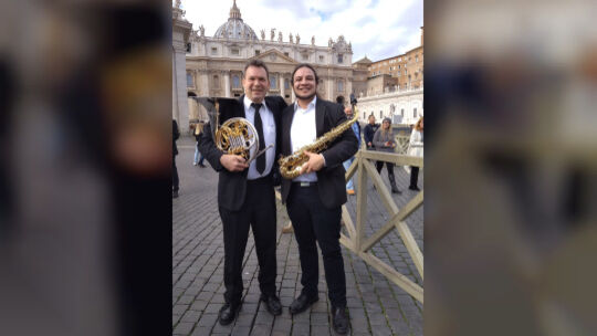 Projekt Alexander Loch und Hendrik Sartorius durften im Petersdom ...