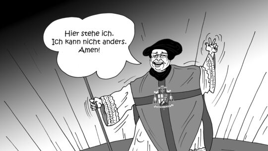 Humor Grabowskis Karikaturen bringen Ereignisse aus der Heimat auf den ...