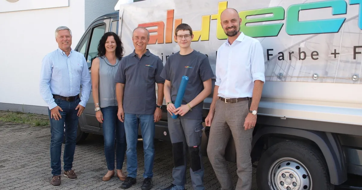 Ausbildung Alutecta setzt auf guten Nachwuchs: 100. Azubi startet in ...