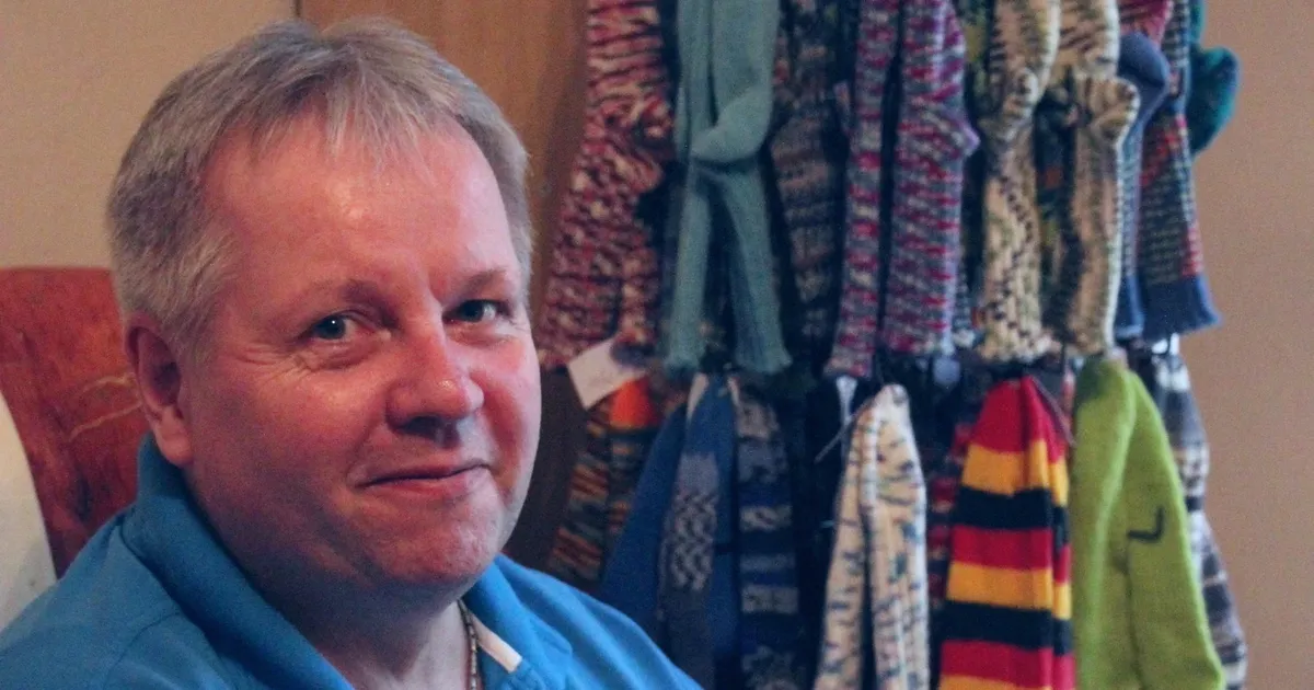 Warum Michael Peter aus Hasselbach seit frühester Jugend strickt und ...