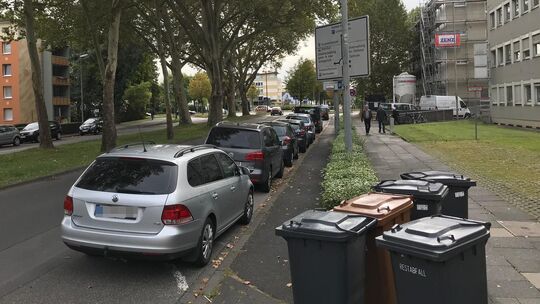 Autos sollen neben der Hecke parken - 2,35 Meter breiter Streifen für ...
