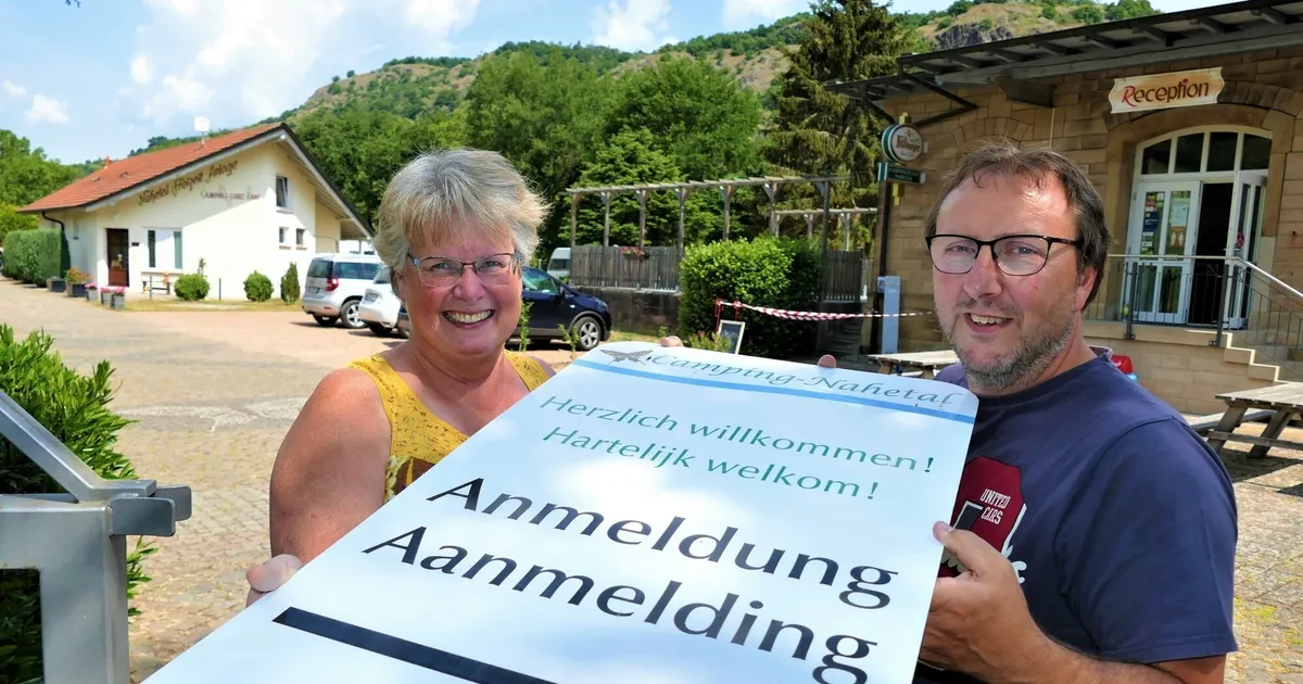 Foekje de Boer und Bob Bouma haben 2014 Oberhausener Campingplatz ...