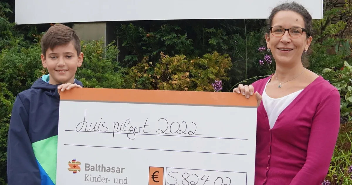 Junger Pilger aus Herschbach ist überwältigt von Spendenbereitschaft ...