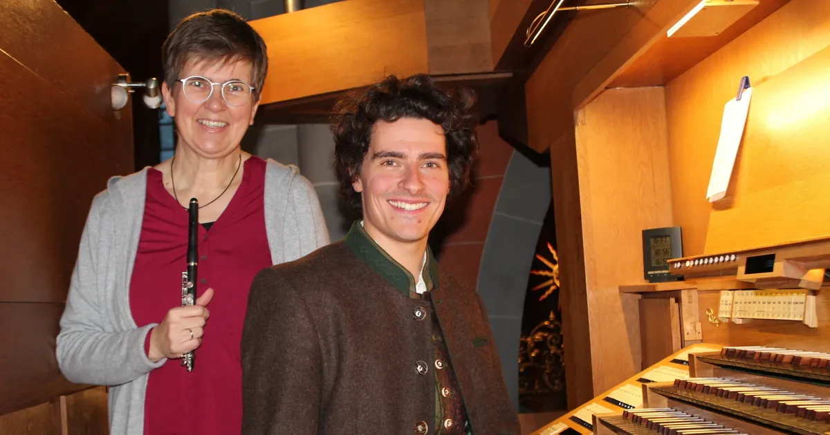 Ben Köster (Orgel) und Andrea Will (Flöte) zeigen in Marienstatt ihr ...