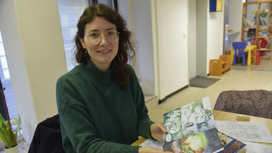 Lisa Rau gibt in Linz Kurse für Jugendliche mit Interesse an Comics und ...