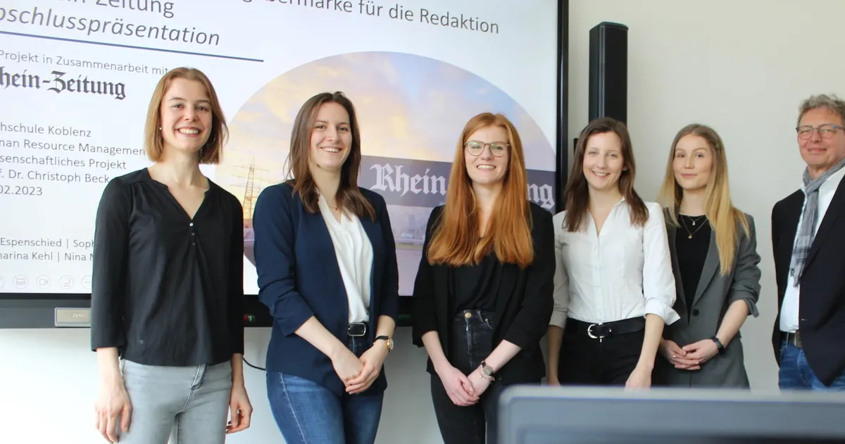 Studentinnen untersuchen, wie die Redaktion der RZ ihren Verlag sieht - Ihre Erkenntnisse helfen ...