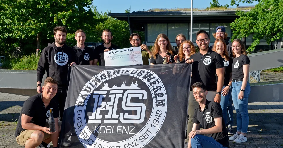 Fachschaft Bauingenieurwesen der Hochschule Koblenz hat für den ...