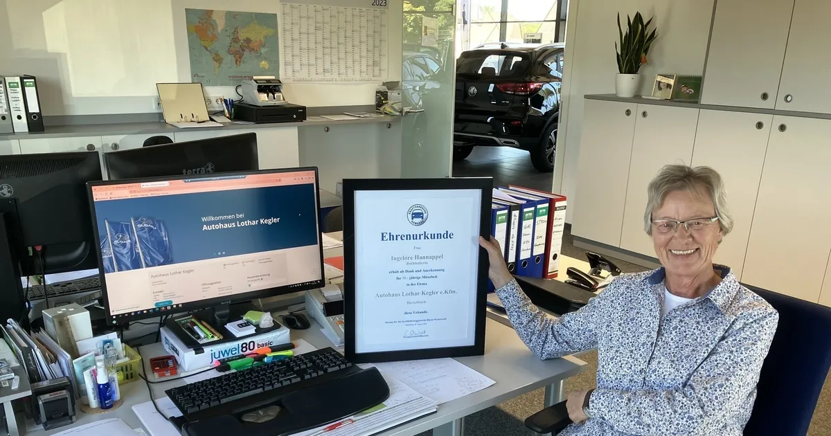 50 Jahre in derselben Firma: Westerwälderin sieht Arbeitsstätte als ...