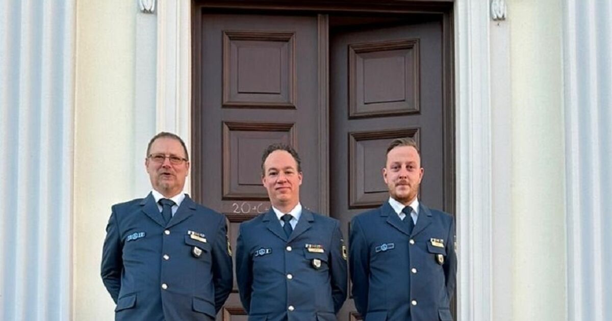 Die THWler Dirk Boretzki, Jo Böning und Marvin Seul waren zum ...