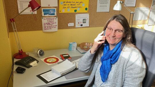 Die Mitarbeiter des Anonymen Sorgentelefons in Limburg haben das ganze ...