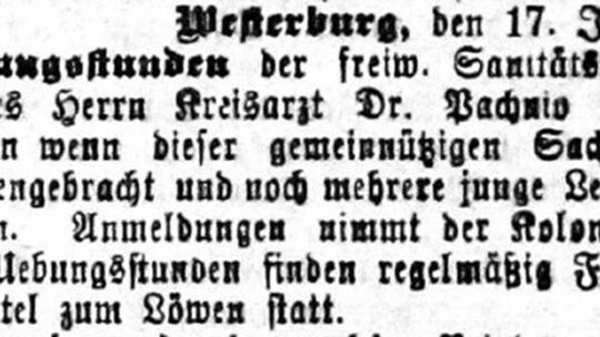 Heimatforscher hat im Kreisblatt geblättert und Berichte über Einsätze ...