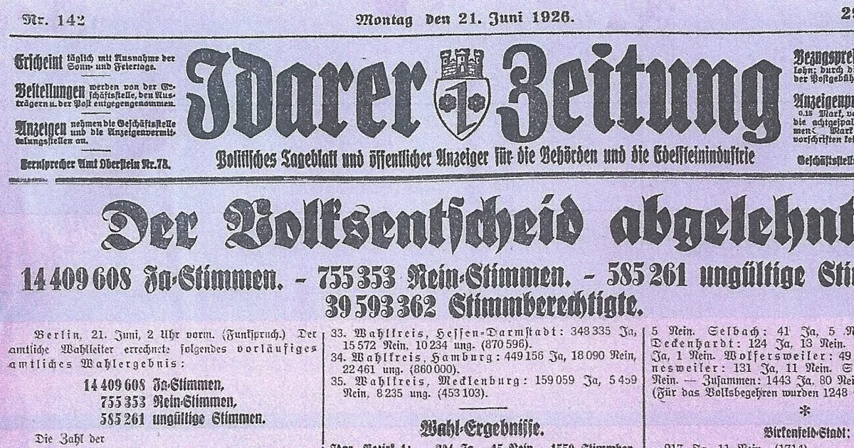 In der Weimarer Republik war Protest alltäglich: Die politischen ...
