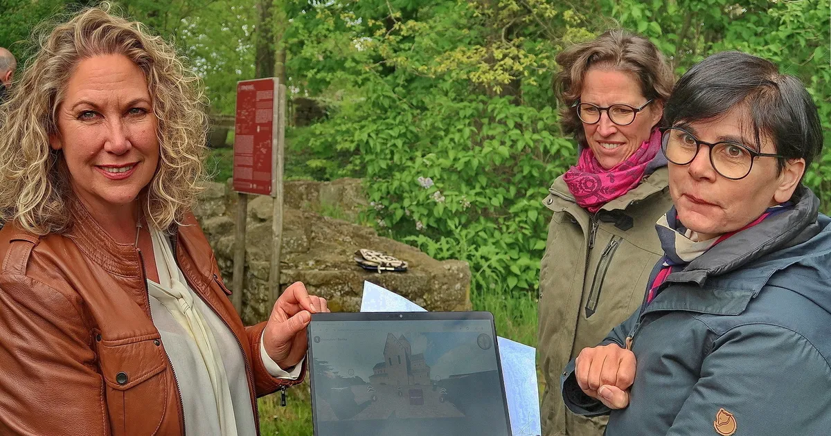 Visualisierung mit Augmented Reality auf dem Disibodenberg vorgestellt: Die Klosterruine erwacht ...