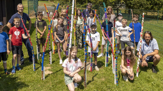 Projekt der Grundschule: Outdoor-Kunst bereichert Boroder Ortsbild ...