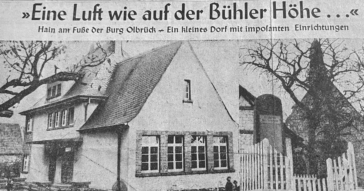 Chronik gibt spannende Einblicke in die Historie der Schule in Hain ...