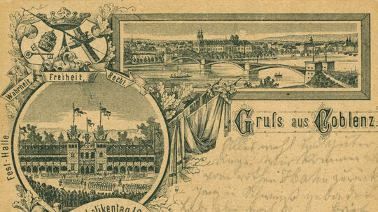 Vor 100 Jahren in Koblenz: 30.000 Besucher nehmen am katholischen ...