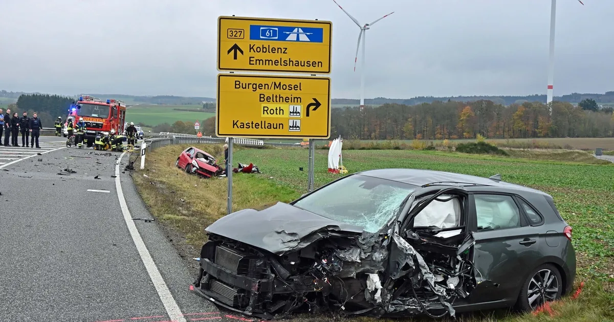 Tödlicher Unfall auf B327: Frau kommt bei Unfall auf Hunsrückhöhenstraße ums Leben - Rhein ...