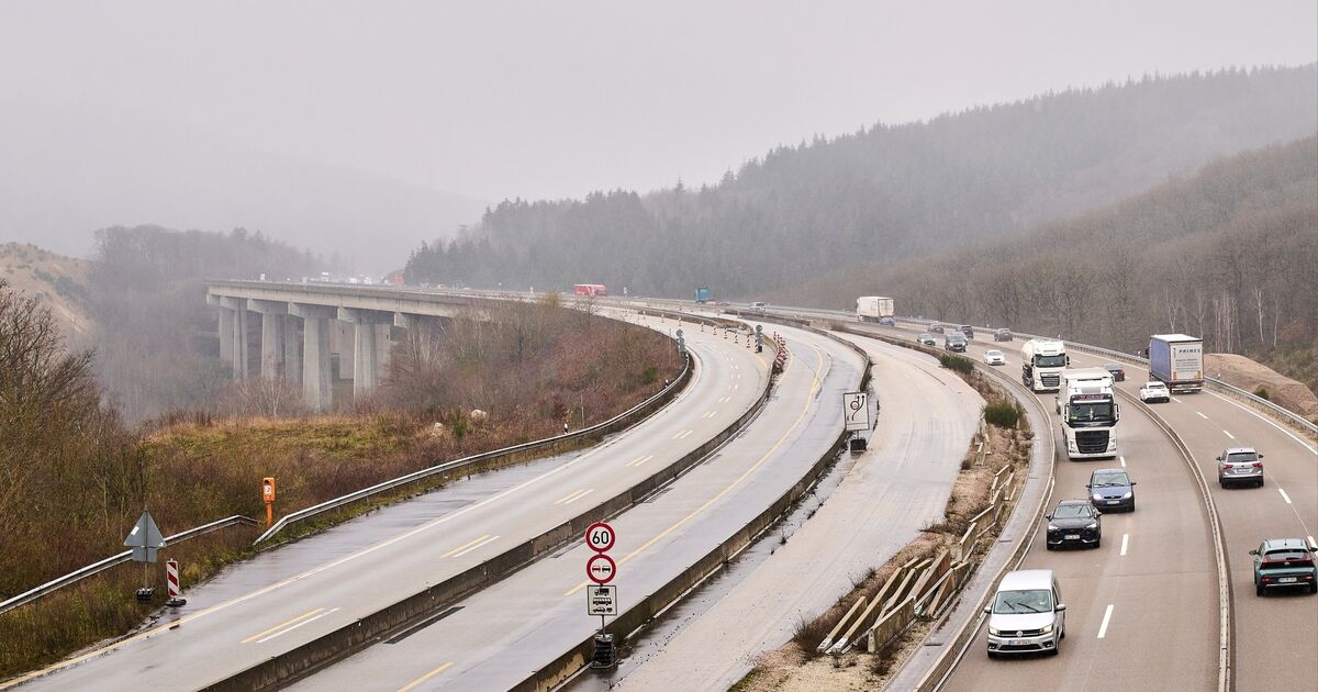 A61 Abfahrt Rheinbollen