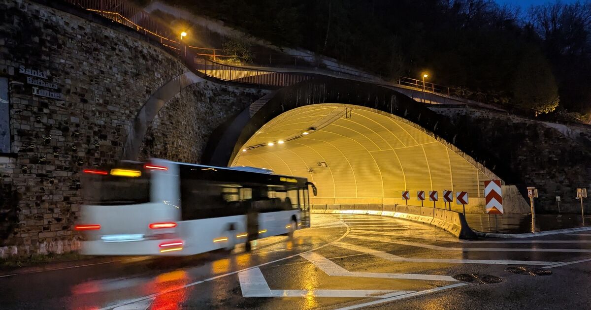 Arbeiten bis tief in die Nacht: Barbara-Tunnel in Betzdorf wird ...