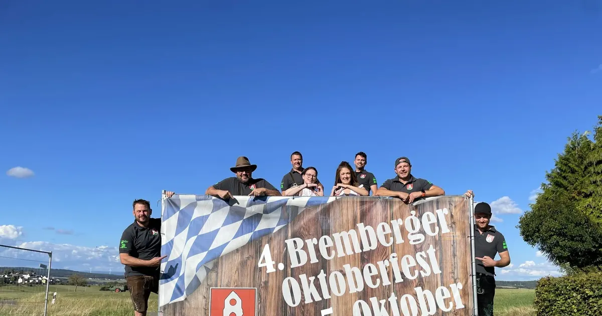 Bier und Köstlichkeiten: Vorbereitungen für das Bremberger Oktoberfest ...