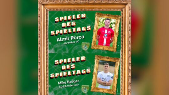 Spieler des Spieltags: Almir-Mike Porca-Borger: 47 + 25 = 72 x ...