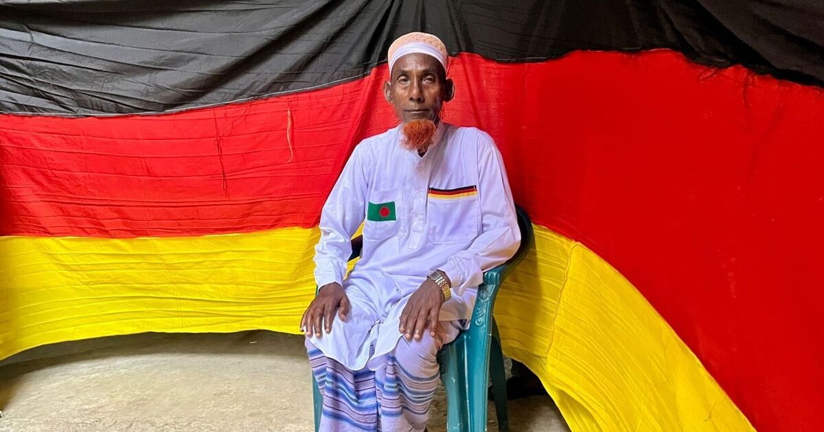WM-Fanaktion: Fan aus Bangladesch näht 7,5-Kilometer-Fahne für DFB-Team ...